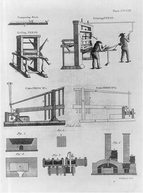 Photo:Composing stick,rolling press,printing,cyder presses | eBay