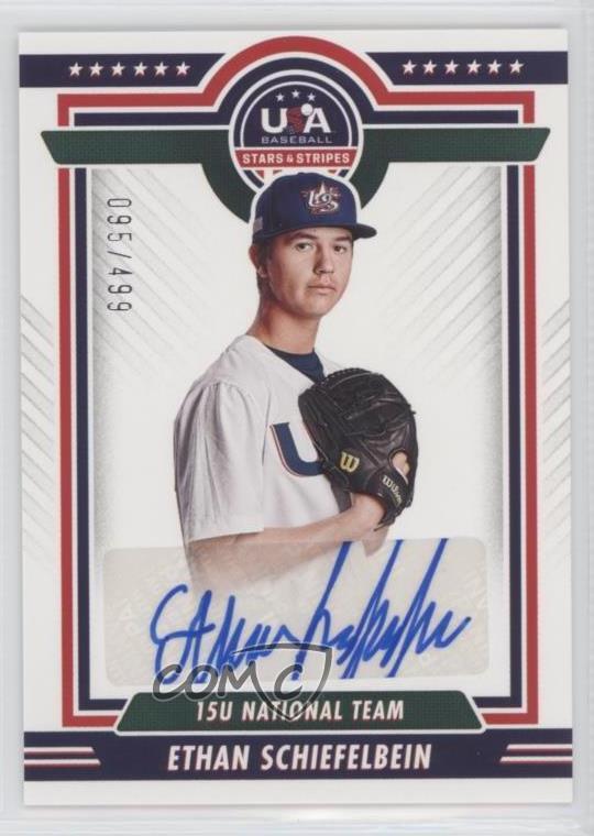 2022 Panini USA Baseball Stars & Stripes - 15U National Team Signatures ...