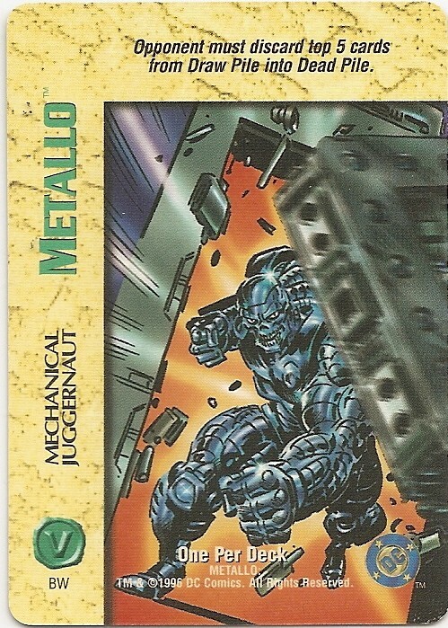 Marvel OVERPOWER DC Metallo Mechanical Juggernaut special - OPD - Rare ...