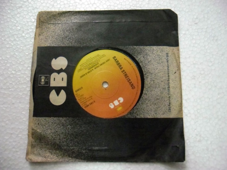 Barbra Streisand S Cbs 4855 Rare Single 7" 45 England Record Ex | eBay