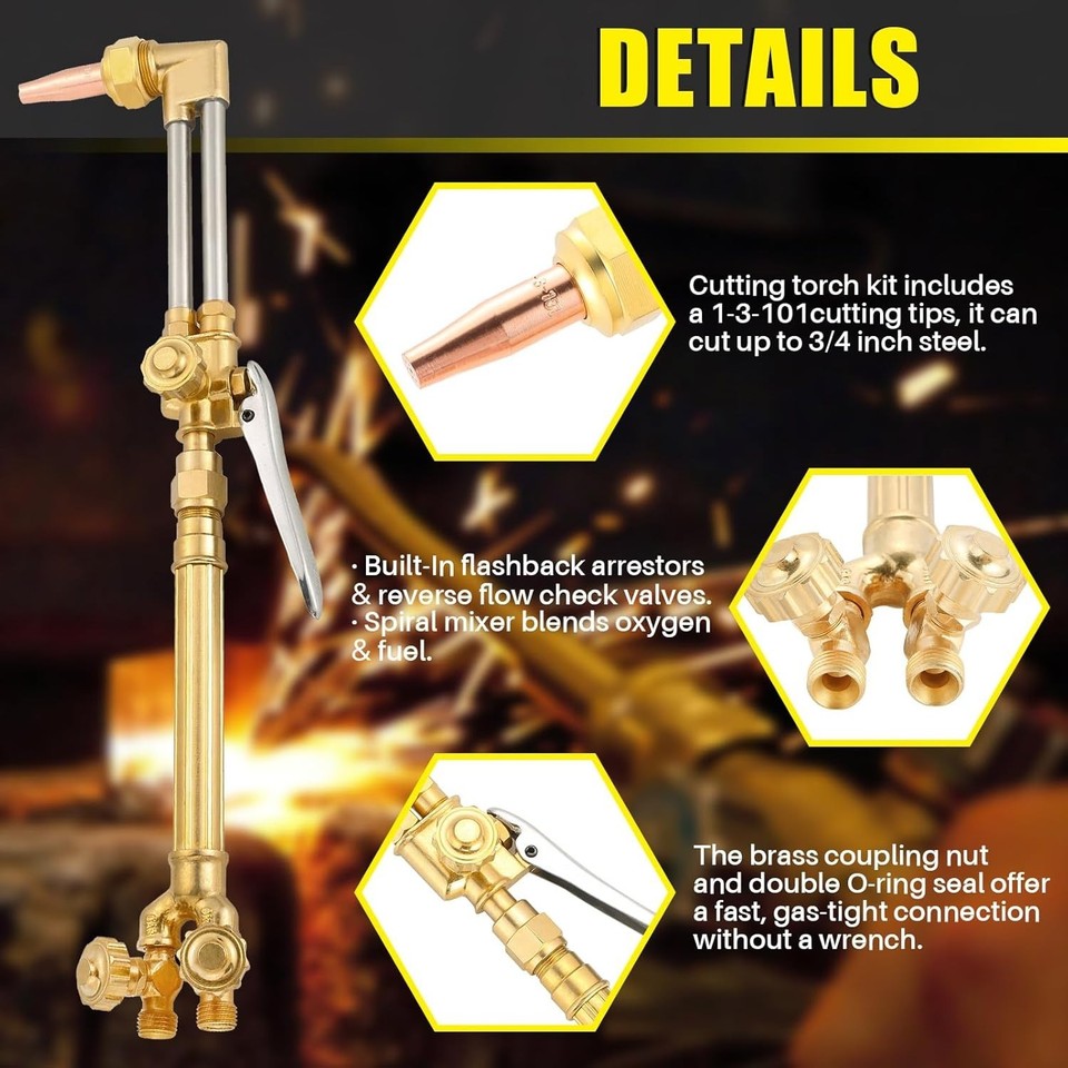 Heavy Duty Victor Cutting Attachment Torch Handle Oxygen/Acetylene | eBay