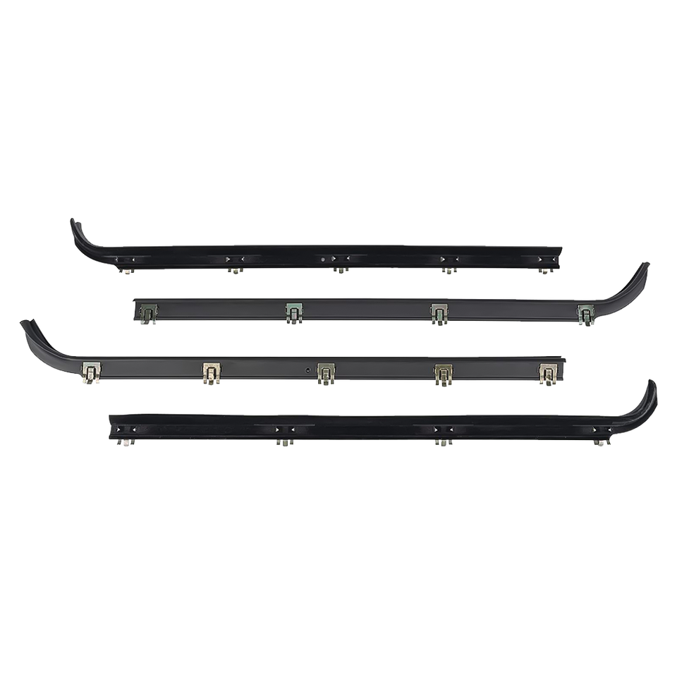 4PCS Weatherstrip Window Moulding Trim Seal for 1987-1997 Ford F150 ...
