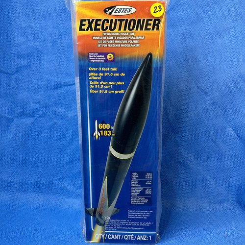 ESTES Executioner Flying Model Rocket Kit #1951 NEW SEALED | eBay