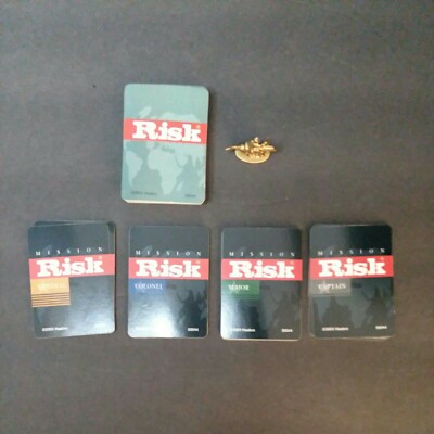 Replacement Deck (Complete) & Golden Cavalry Piece for Vintage Risk ...