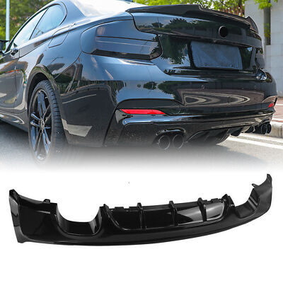 Glossy Black Rear Diffuser Body Kit For BMW 2 Series F22 F23 M235i ...