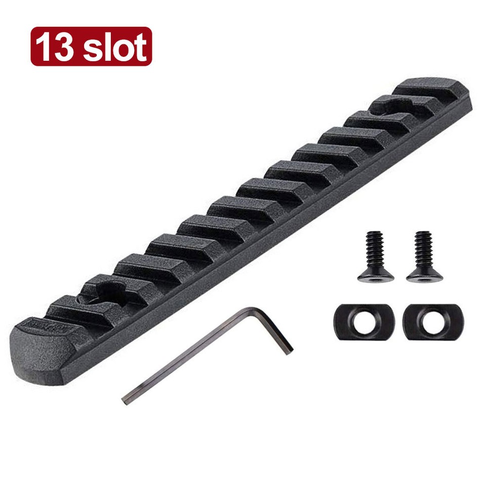 Mlok Aluminum/Picatinny Rail Polymer Rail Set 3 5 7 9 11 13 Slots Rail ...