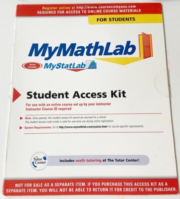MyMathLab Student Access Kit 2006 Paperback Unopened Code | eBay
