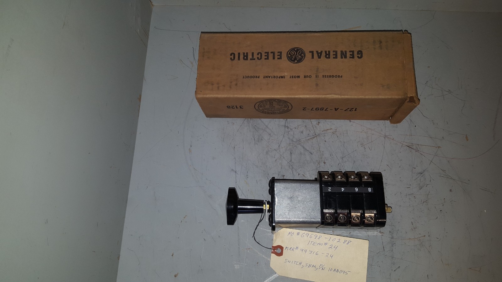 General Electric Control Switch, Type SBM, 10AA045 438 88560 27 | eBay