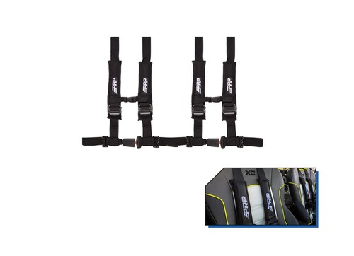 PRP Harnesses 2" 4 Point 2 Pack (Black) | eBay