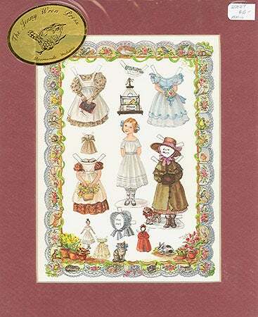 PTM 16 LITTLE AMELIA PAPER DOLLS / Tasha Tudor 1990 #20834 | eBay