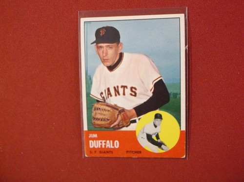 1963 Topps - High # Jim Duffalo #567 for sale online | eBay