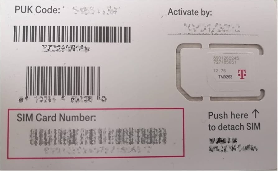 T-Mobile Triple SIM Card R15 3-In-1 Nano Micro 5G 4G LTE 610214664761| eBay