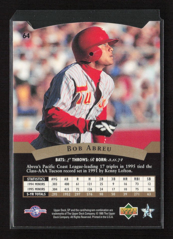 1995 SP Top Prospects #64 Bob Abreu Tucson Toros | eBay
