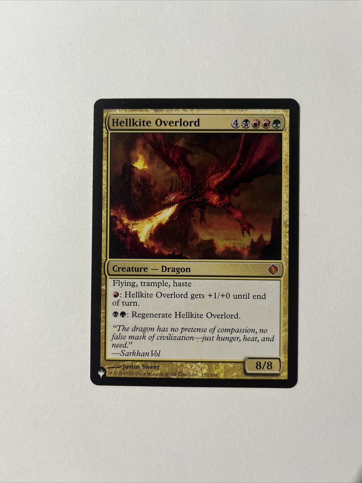 MTG - Hellkite Overlord - The List - Regular Mythic - LP | eBay