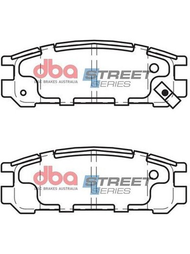 DBA Street Series Brake Pads fits Subaru Impreza 1.8 GC,GC5 i (DB1186SS ...