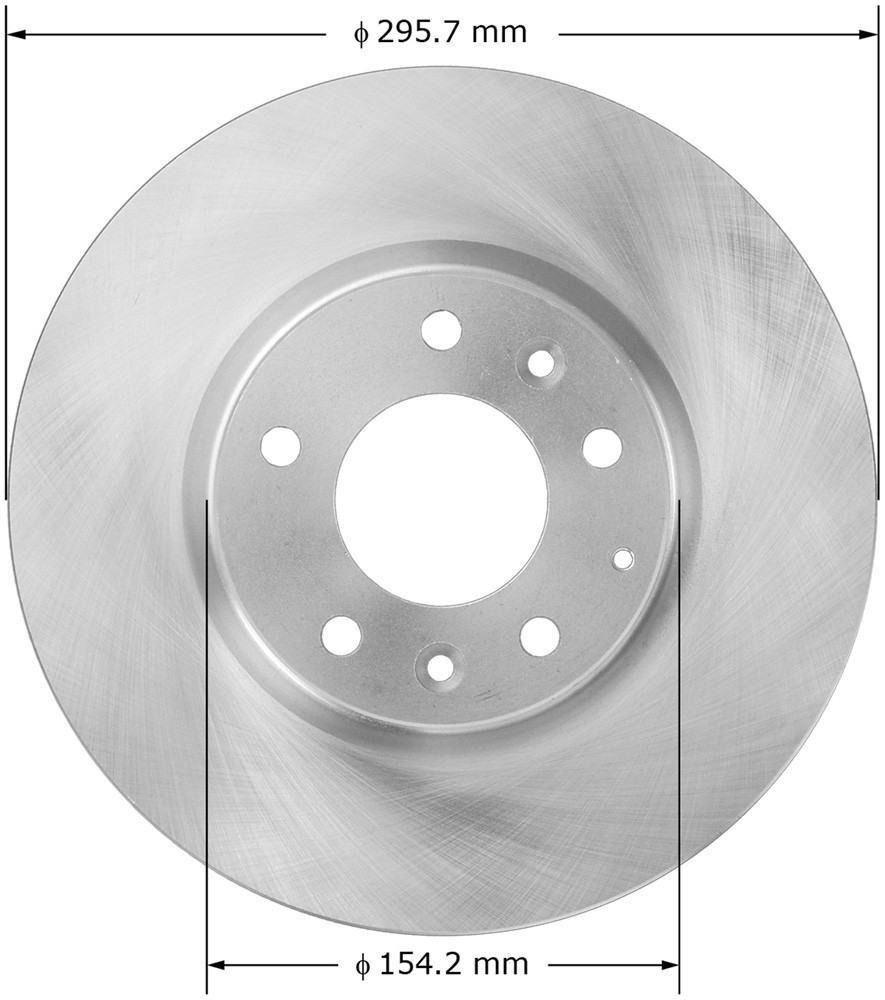 Disc Brake Rotor-Premium Brake Rotor Bendix PRT5897 fits 2007 Mazda CX ...