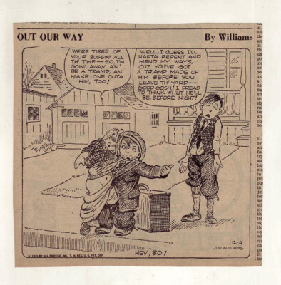 Out Our Way by J.R. Williams - 24 large daily comic panels from ...