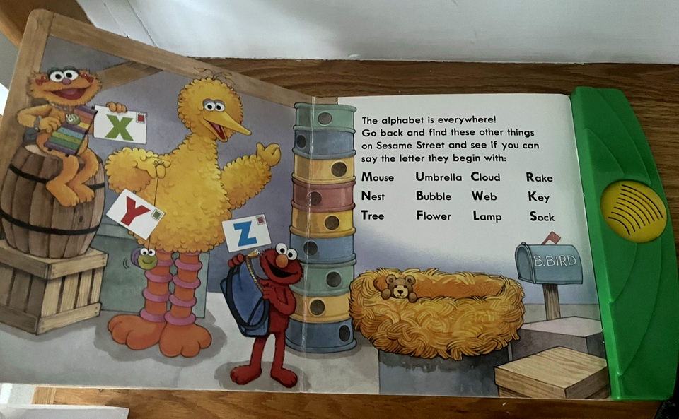 3 Elmo Books Lift & Look What's the Name of that Song & Elmo's ABC Play ...