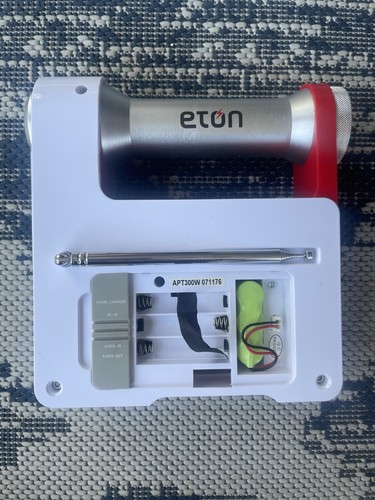 Eton American Red Cross Axis Self-Powered Safety Hub with Weather Radio ...