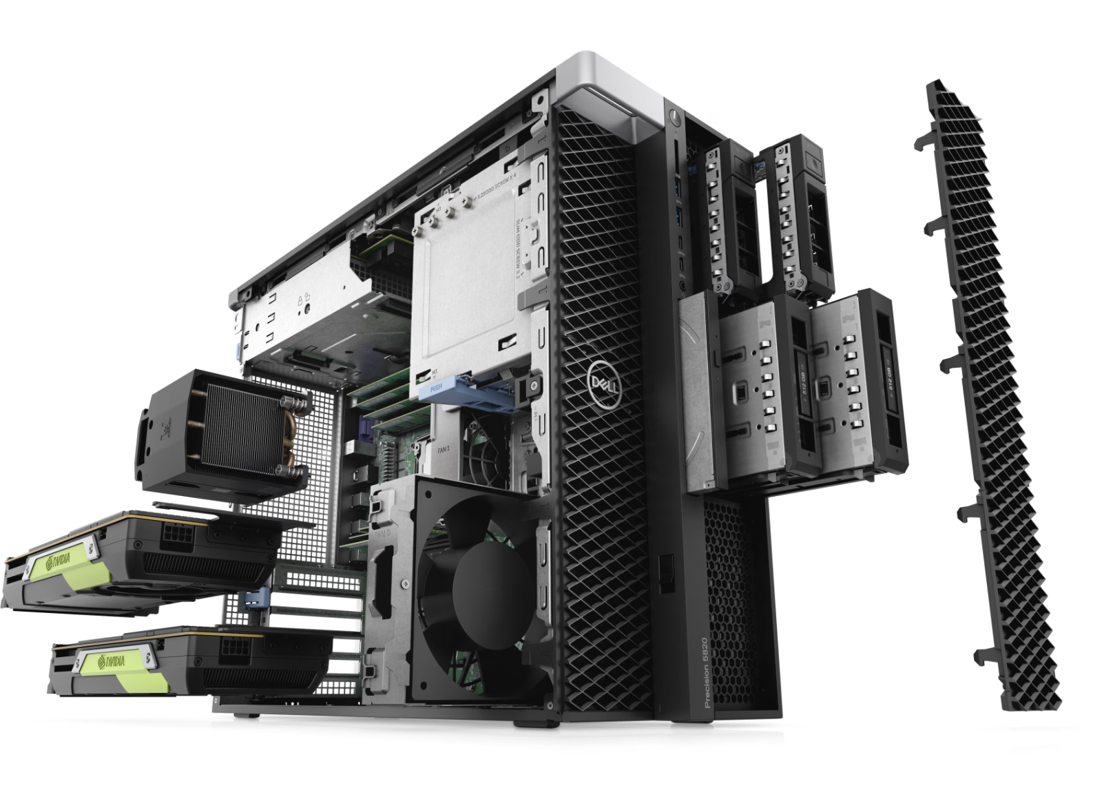 Dell Precision T5820 Workstation Intel Xeon W2125 M2000 32GB DDR4 512GB ...