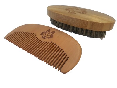 The Bearded Wolf Beard Brush And Comb Set | eBay Australia