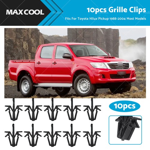 9046712040 10pcs Grille Clips Suitable For Toyota Hilux Pickup 84-04 ...