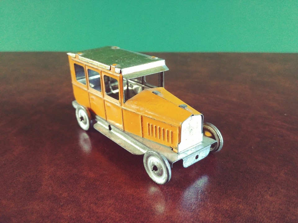 French Tin Penny Toy Oldtimer Limousine Tinplate CR Rossignol | eBay