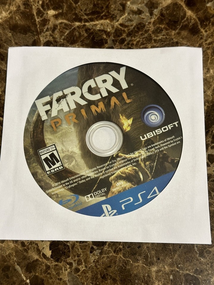🎮Far Cry FarCry Primal PlayStation 4 PS4 Disc Only TESTED🎮 887256019419 ...