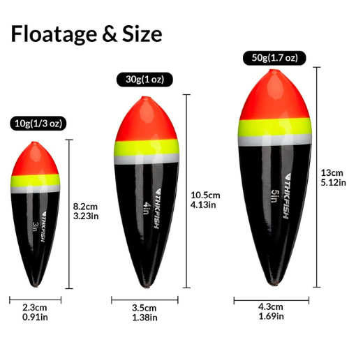 Pike Fishing Floats 30GR - Large Zander Pike Perch Floats - Deadbait ...