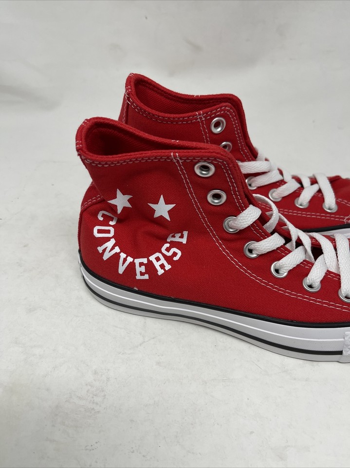 Converse Chuck Taylor All Star Hi Smiley Red Mens Shoes 167069F Size 4 ...
