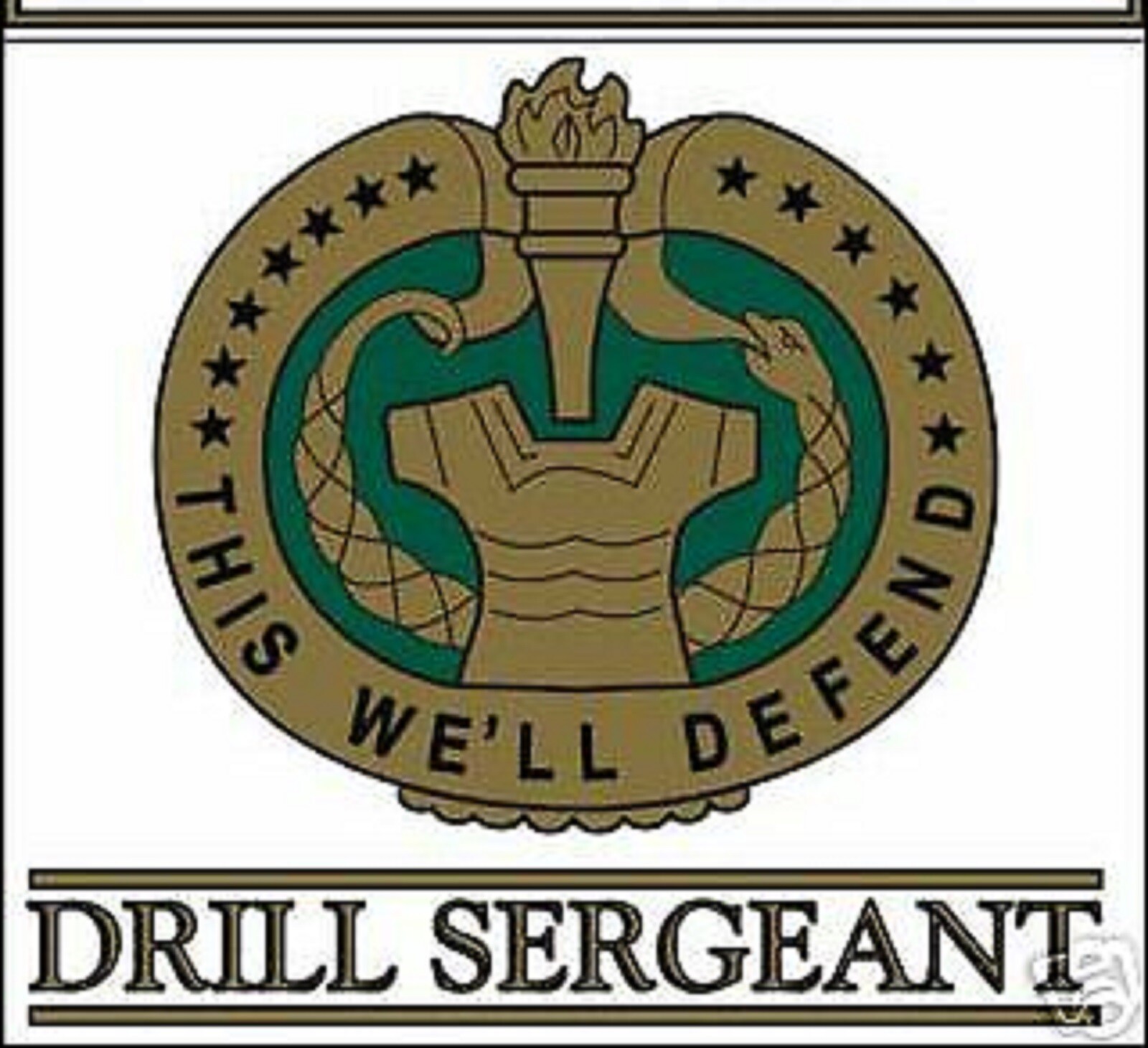 US ARMY DRILL SERGEANT DI CAR WINDOW 5" STICKER DECAL | eBay