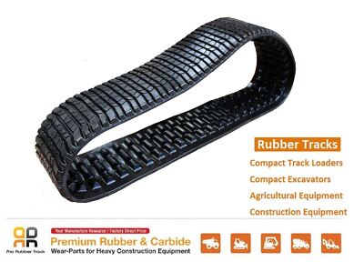 Rubber Track 457x101.6x51C, Terex PT100G Skid Steer 3 Row lugs | eBay