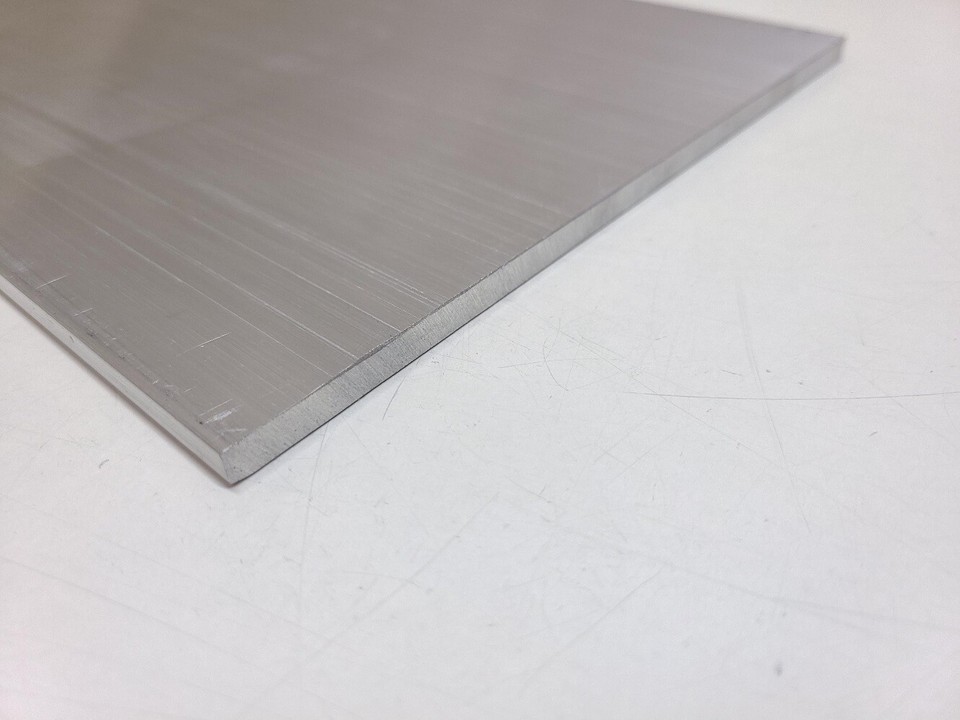 6061 Aluminum Flat Bar, 1/4" x 8" x 18" long, Solid Stock, Plate ...