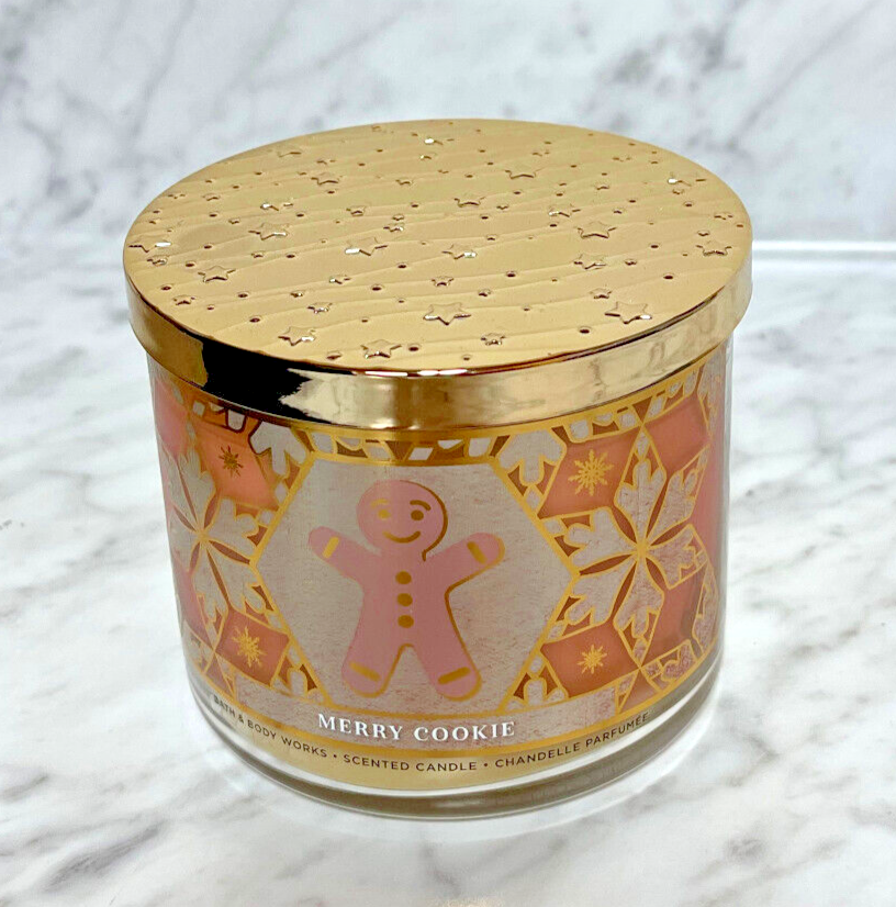 Bath & Body Works Candle 3-Wick Merry Cookie 14.5 oz | eBay