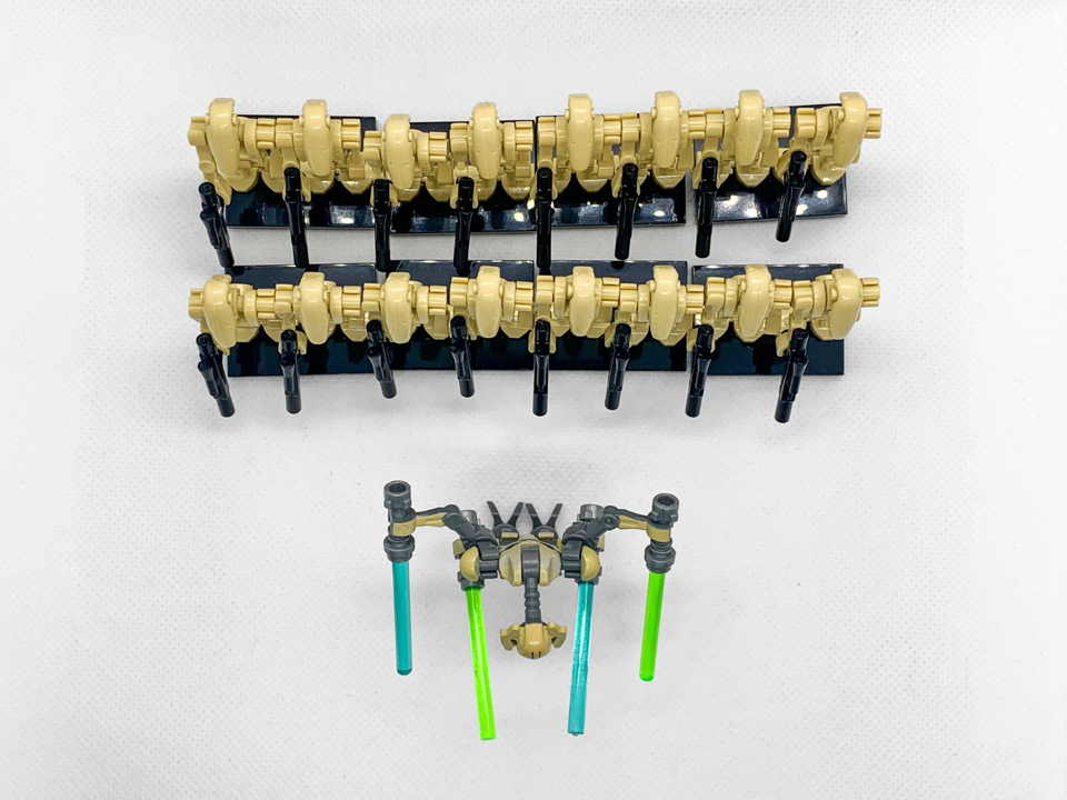Lego Star Wars Droid Army General Grievous and x16 Battle Droids Clone ...