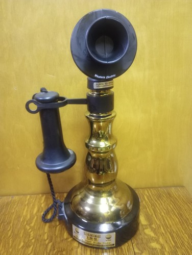 Western Electric 1897 Candlestick Telephone Jim Beam Decanter | eBay