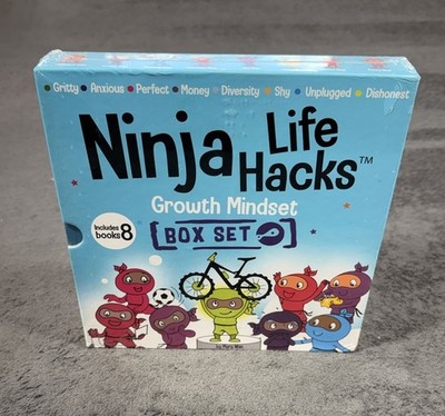 NEW Ninja Life Hacks Growth Mindset 8 Book Box Set Paperback, by Mary ...