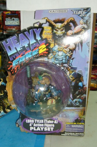 Heavy Metal FAKK2 Lord Tyler [Tyler-A] 4" Action Figure Playset Kaiyodo ...