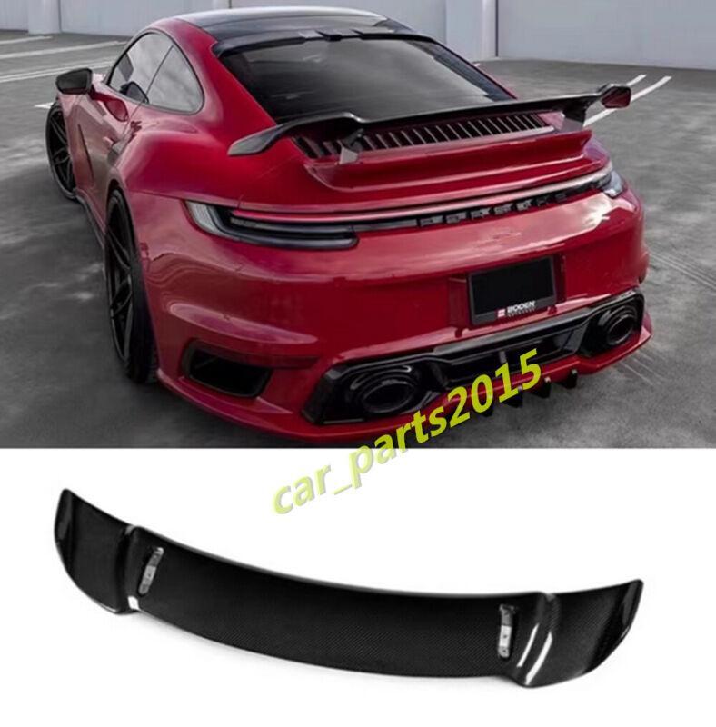 For Porsche Carrera 911 992 Turbo S 2019-2022 Carbon Fiber Car Rear ...