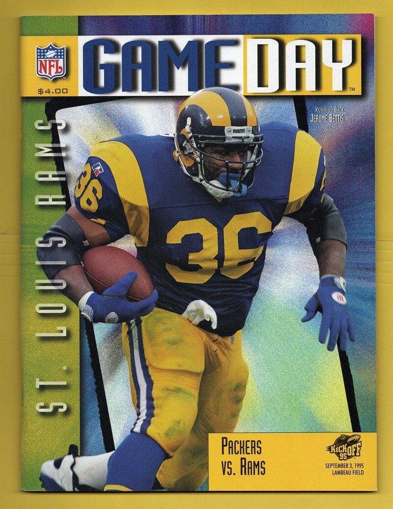 1995 ST. LOUIS RAMS vs. GREEN BAY PACKETS @ Lambeau Field GAMEDAY NFL ...
