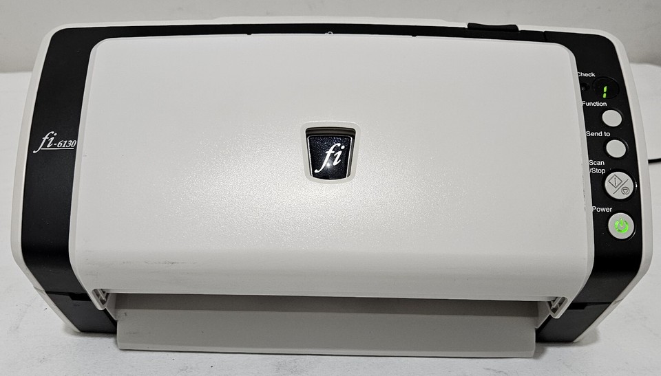 Fujitsu fi-6130 Color Duplex Document Scanner W/USB Cable | eBay