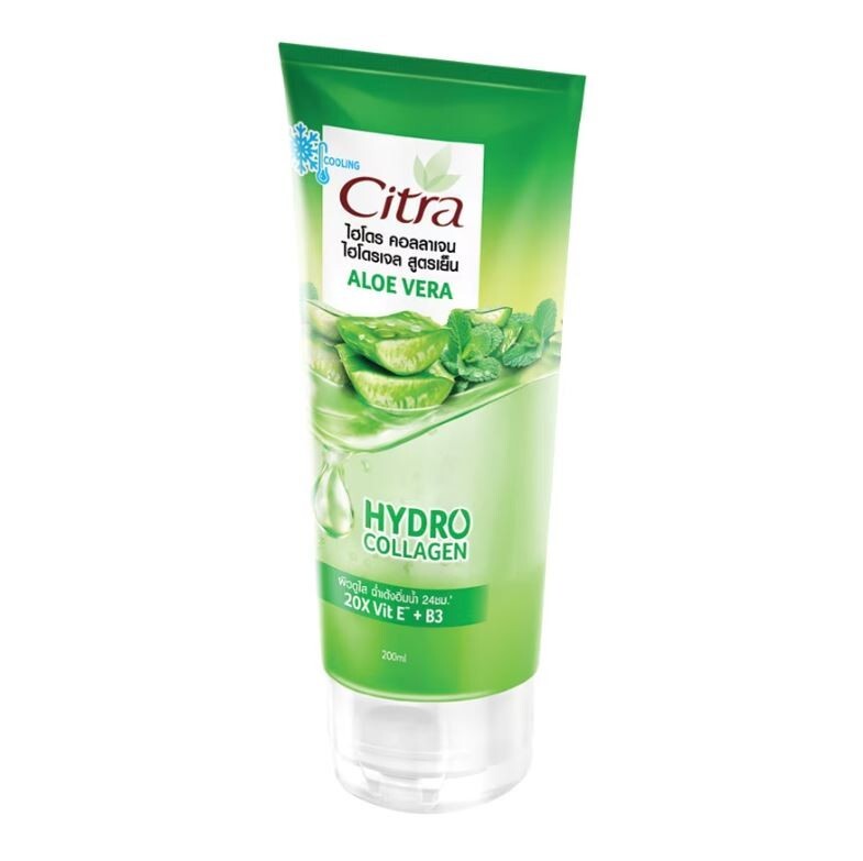 Citra Fresh White Aura Aloevera Mint Gel Moisturizing Bouncing Juicy ...