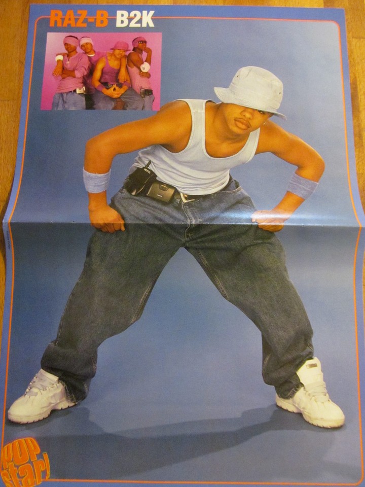Natural, Raz-B, B2K, Double Two Page Centerfold Poster | eBay