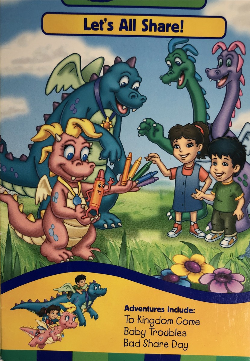 Dragon Tales Lets Play Together Vhs.