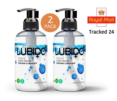 LUBE SEX LUBRICANT LUBIDO WATER BASED VAGINAL ANAL INTIMATE GEL 2x ...