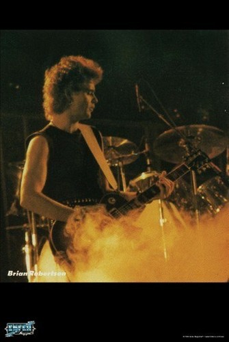 MOTORHEAD POSTER Brian Robertson Live on Stage RARE NEW | eBay