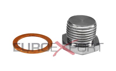 Stainless Steel Universal Oxygen Sensor Plug Block-Off M18 x 1.5mm with ...