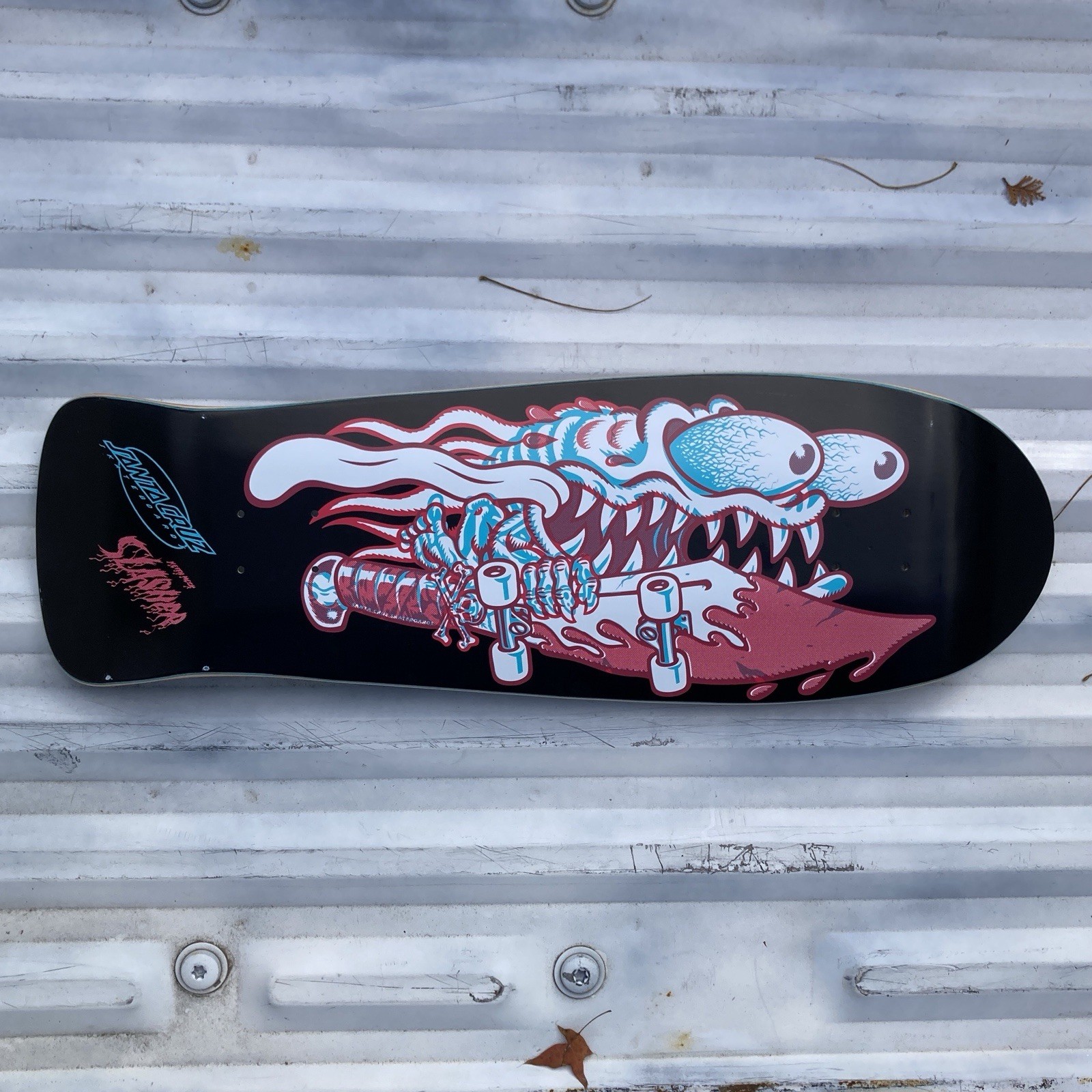 Santa Cruz Keith Meek Slasher Decoder Reissue Skateboard Deck Lens ...