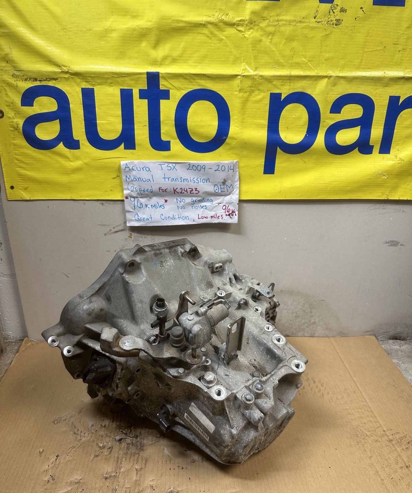 09-14 Acura TSX Transmission *MANUAL/6 Speed* K24Z3 96k 2010 2011 2012 ...
