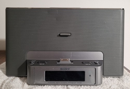 Sony ICF-CS15ip AM/FM Clock Radio Dock iPod / iPhone | eBay